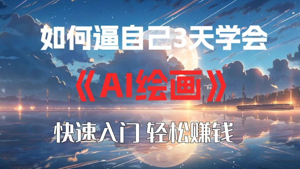 还有这种宝藏副业啊,零基础也可以做的AI绘画真好!