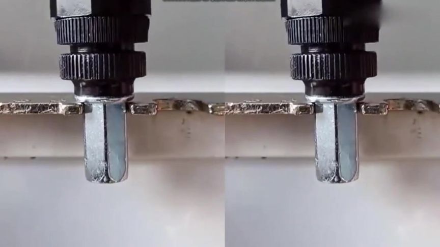 拉铆螺母怎么样连接固定你们一定不知道#制造 #螺丝连接