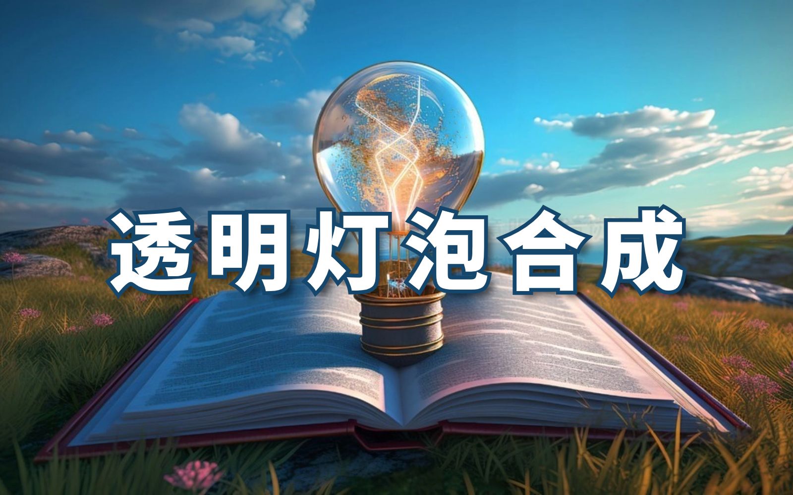 PS抠图合成练习:透明玻璃灯泡的终极运用,新手的顶级噩梦!