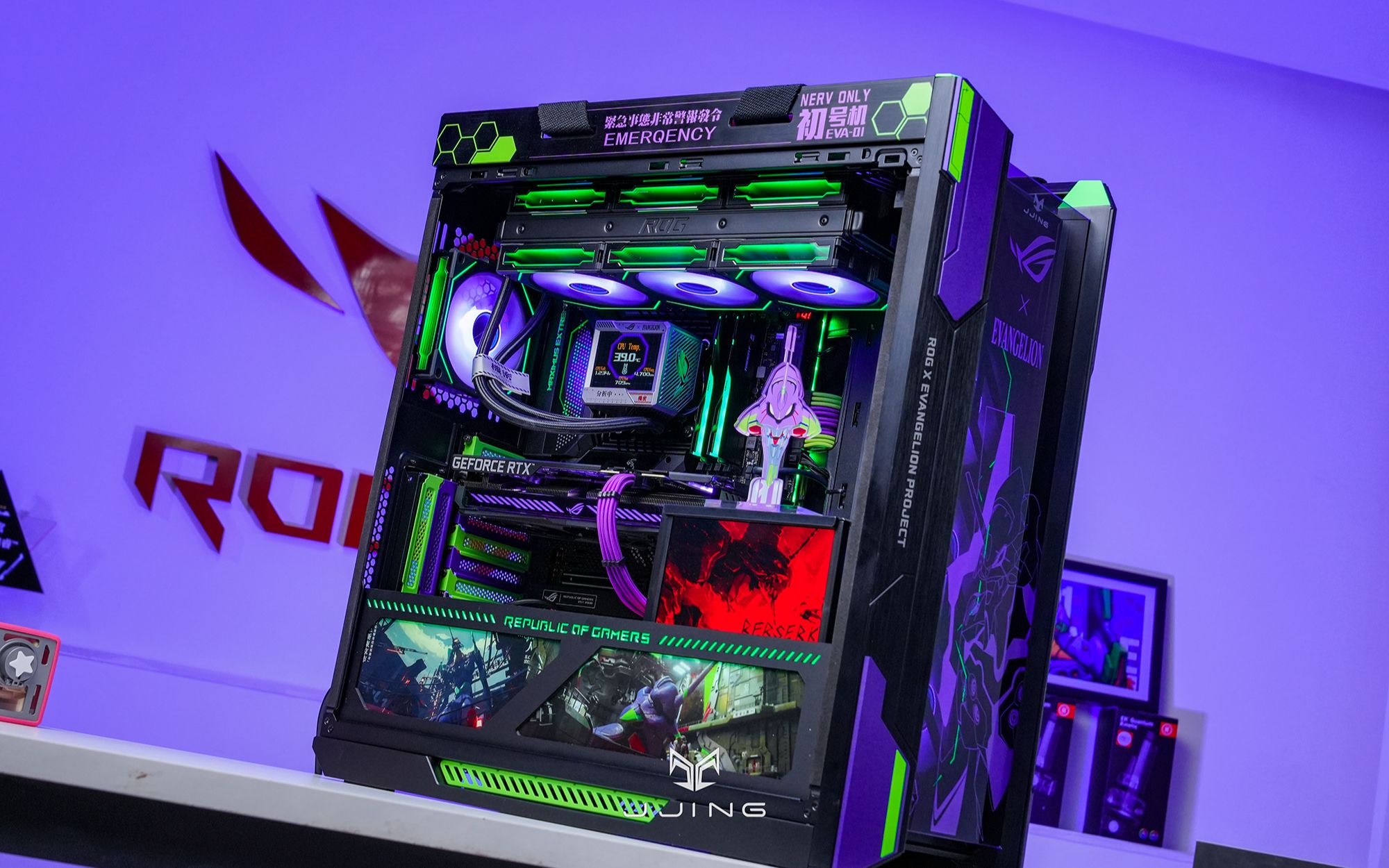 又一台ROG EVA全家桶,Maximus Z690 Extreme 和EVA更配哦!