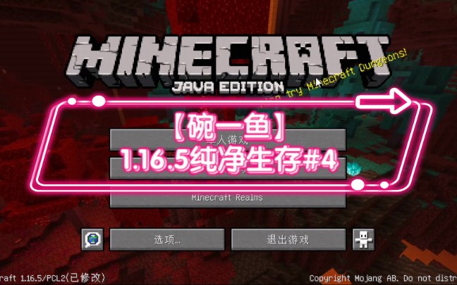 我的世界1.16.5纯净生存#4:探索_我的世界生存实况
