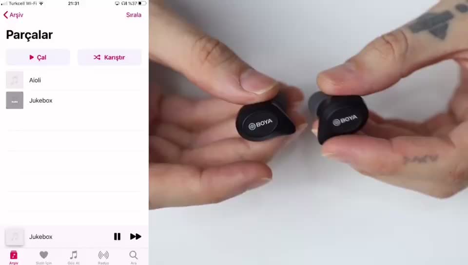 一分钟了解,BOYA博雅真无线蓝牙耳机BY-AP1究竟有几种使用姿势?