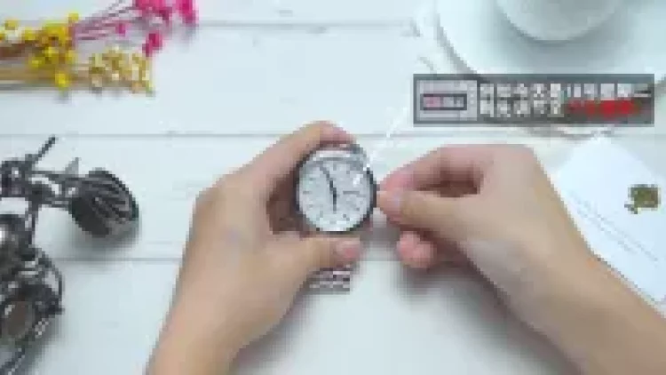 天王表 机械双历手表调节教程