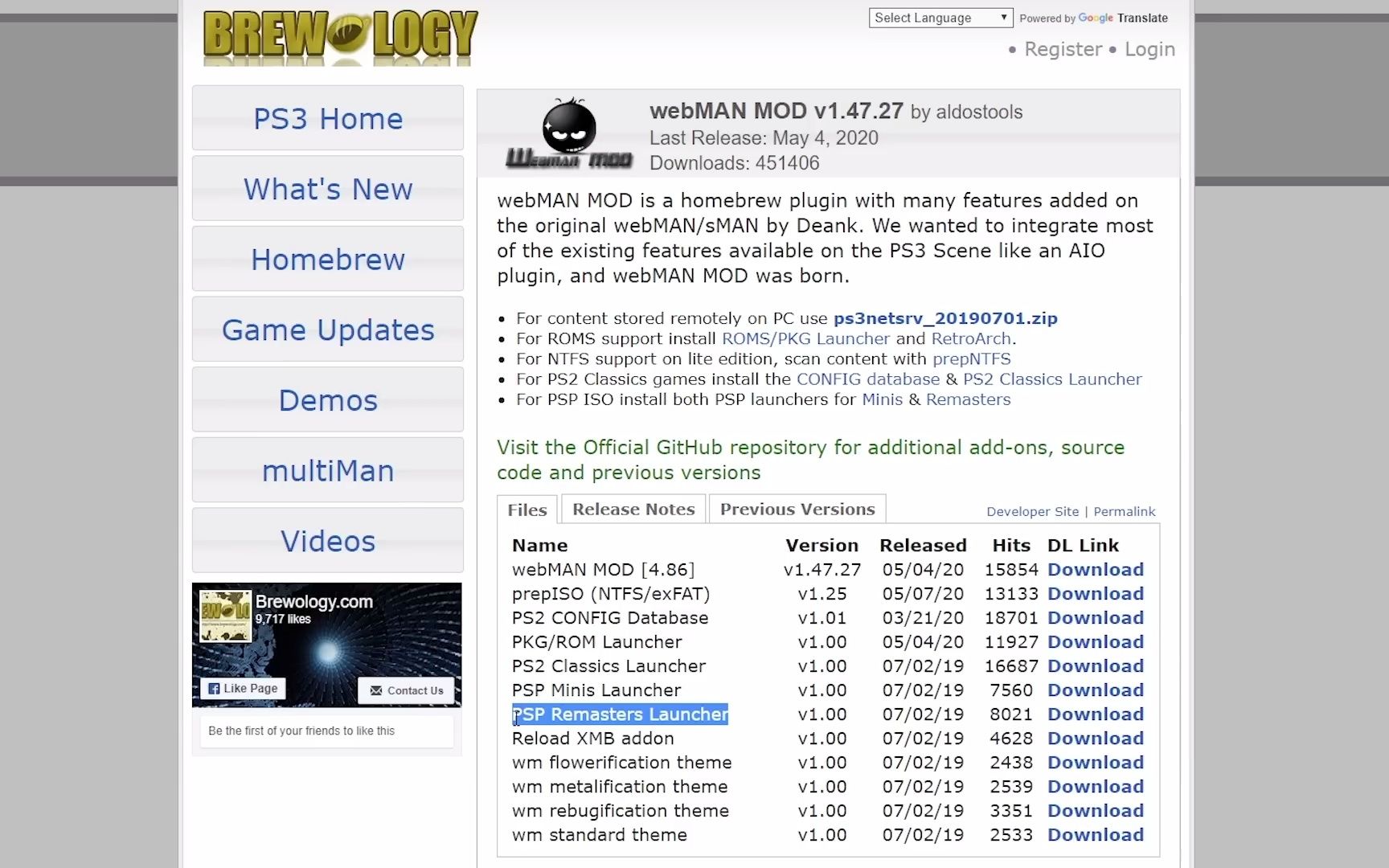 PS3 webMAN MOD使用教程