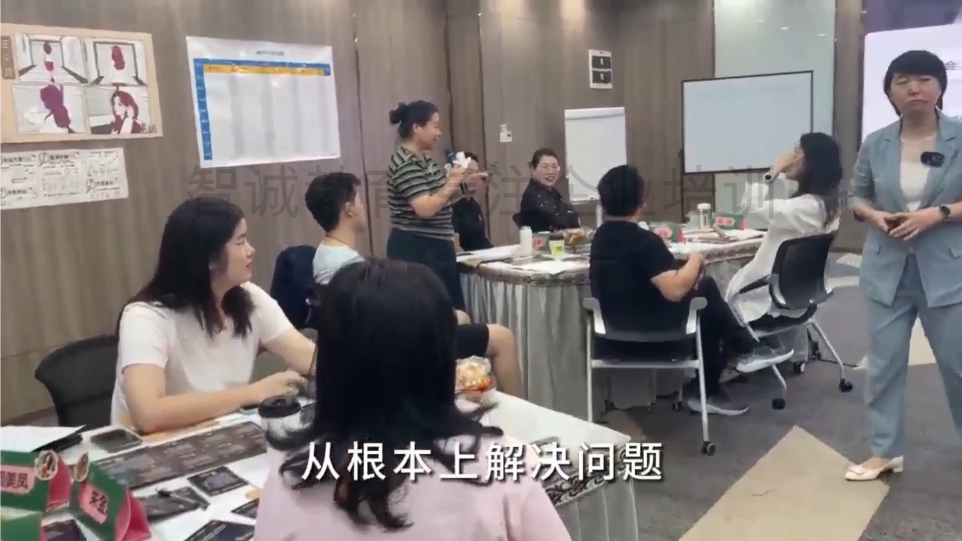 智诚教育:培训+剧本沙=问题分析与解决