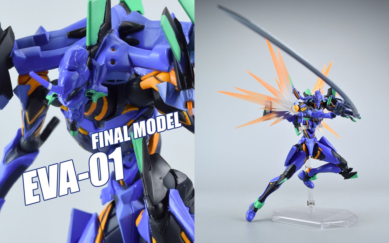 ...EVA颜值之癫?海洋堂 山口式EVA 最终号机 新世纪福音战士 模型玩具