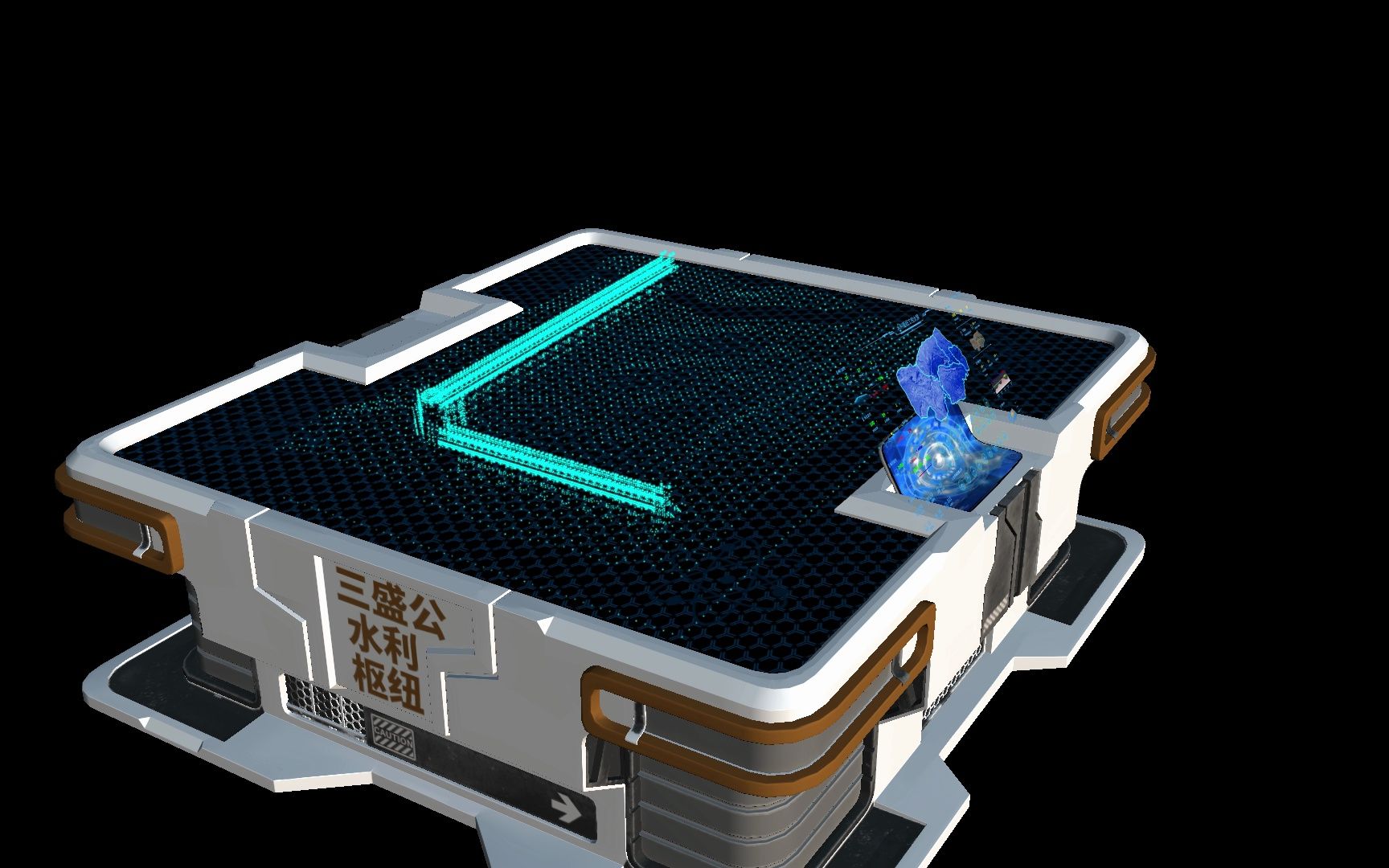 三盛公水利枢纽概念化工控场景设计