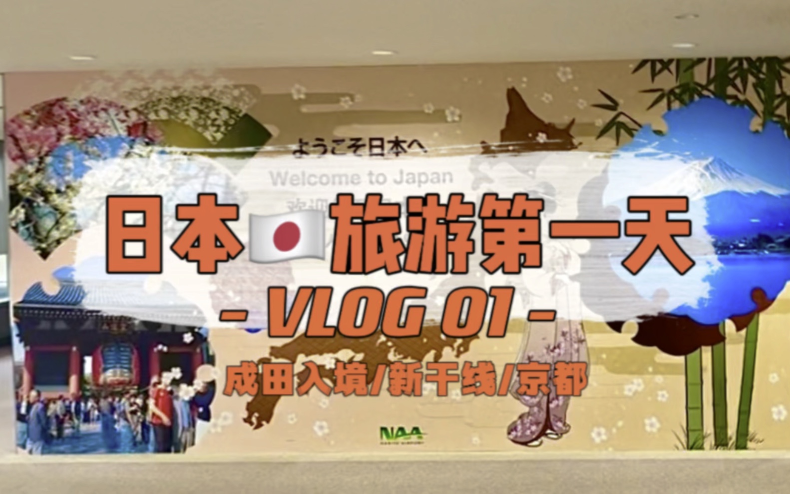 坐全日空ANA飞日本是什么体验/成田入境/JR pass/新干线/VLOG 01