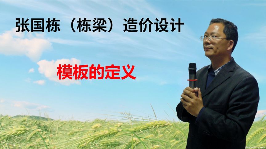 张国栋(栋梁)造价设计:模板的定义、用途及分类是什么?