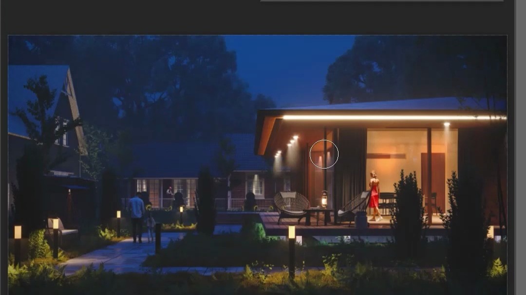 当效果图中的灯光不明显,你难道还是重新改图吗?