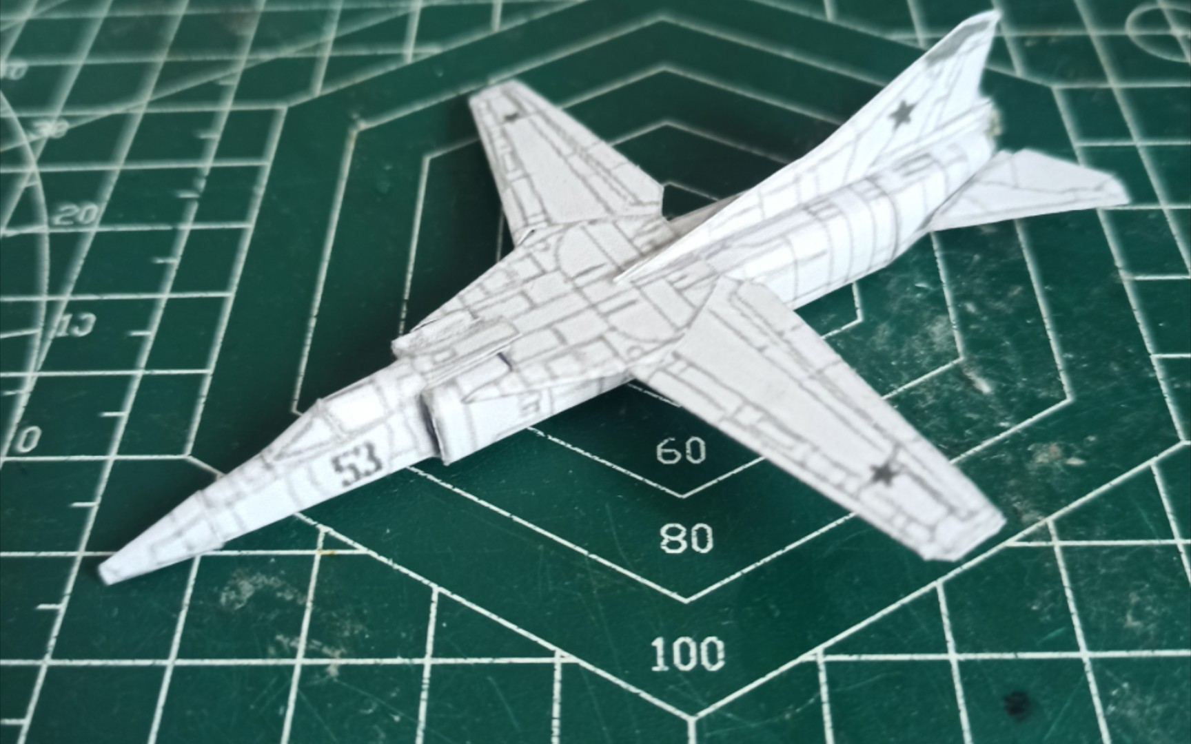 米格27纸模制作(开头有图纸)