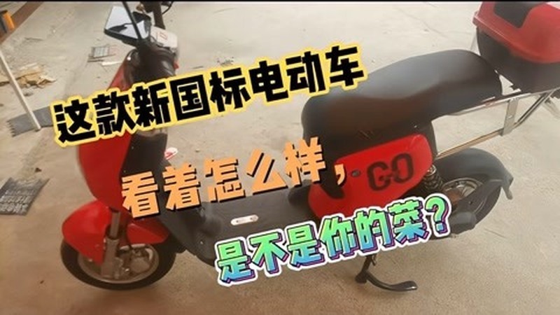 这款新国标的电动车能否进入你的法眼呢