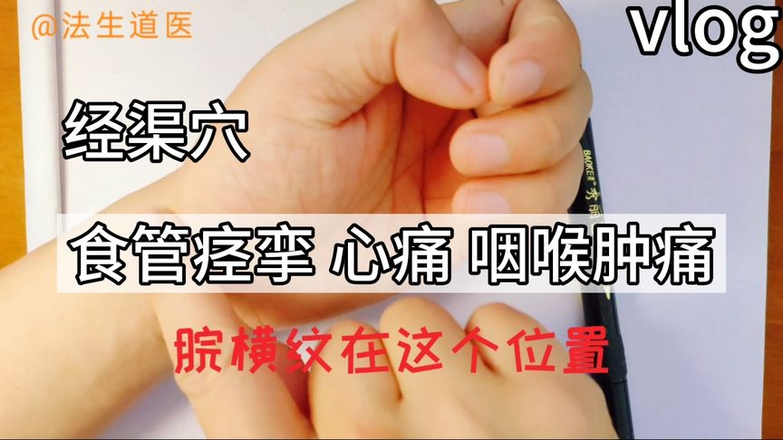 缓解食管痉挛 心痛 咽喉肿痛 神奇穴位——经渠穴学习介绍