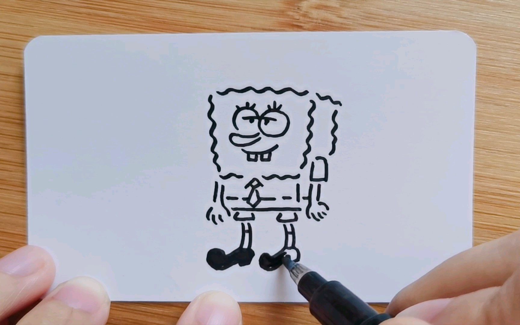 海绵宝宝简笔画