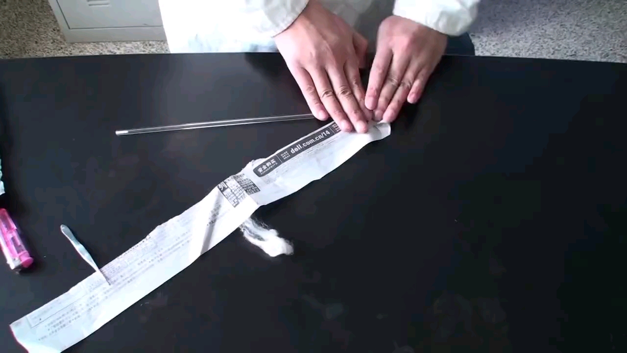 武汉大学的用报纸包移液管