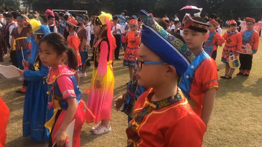 #少数民族风情 #运动会开幕式