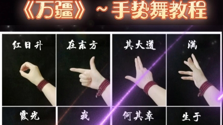 万疆单手手势舞教程,和我一起动动手指。动动手动脑,