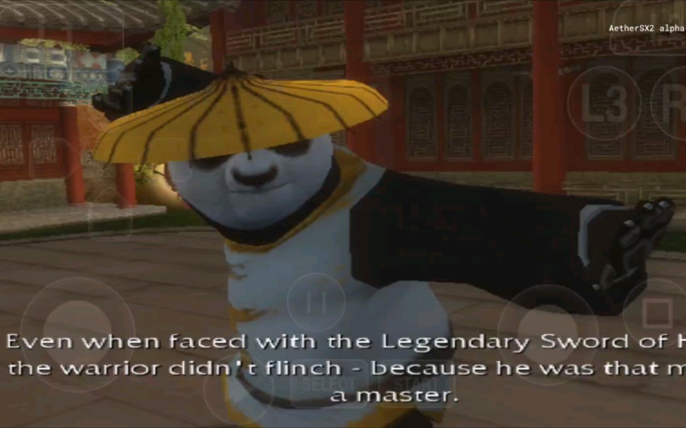 安卓PS2以太模拟器(功夫熊猫)贴图错误满帧运行,软件模式贴图正常卡...