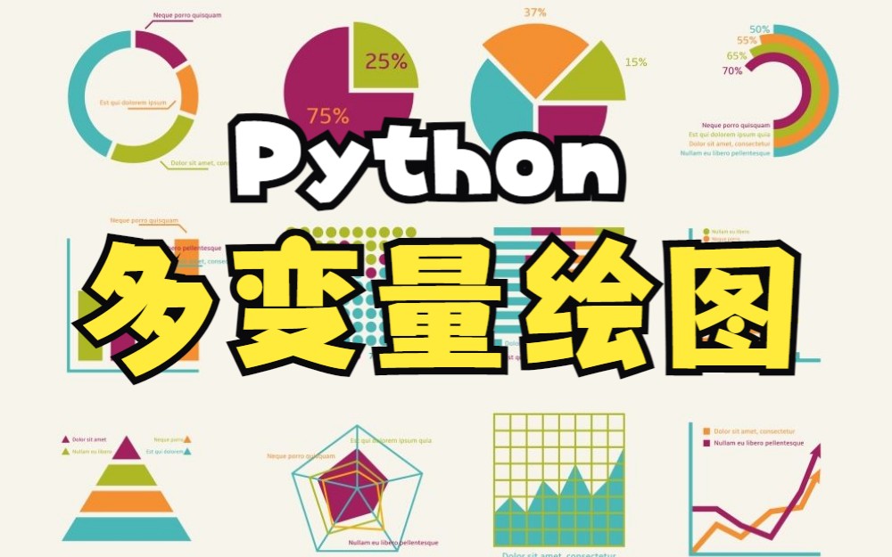Python绘图,多重变量散点图,多个变量绘图