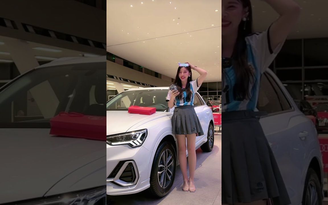 ...丝袜-挑鞋-抖音车模丝袜女主播直播卖车-reinforced toes-collant-tacc