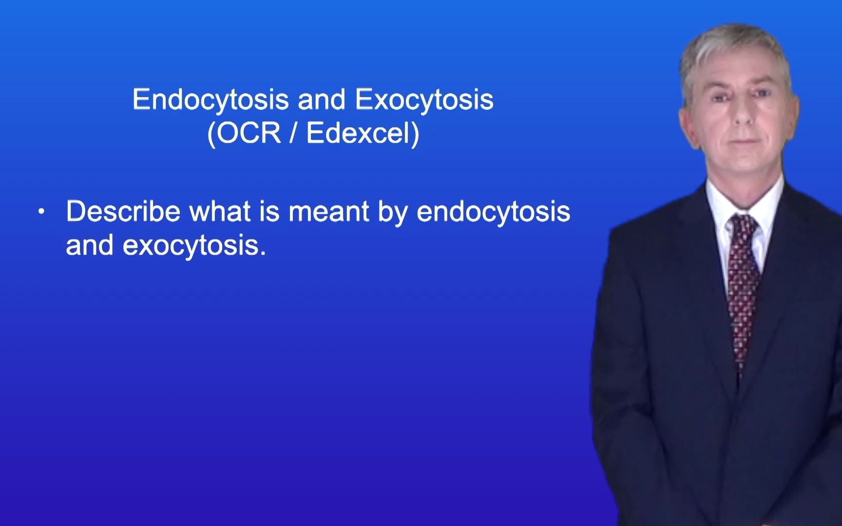 A Level Biology Revision Endocytosis and Exocytosis OCR Edexcel