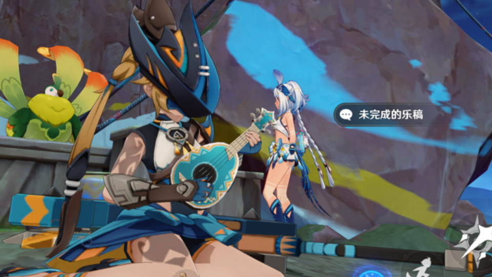 【原神】乐稿补完计划 与纳塔的美丽琴师一起合奏_哔哩哔哩bilibili_原神