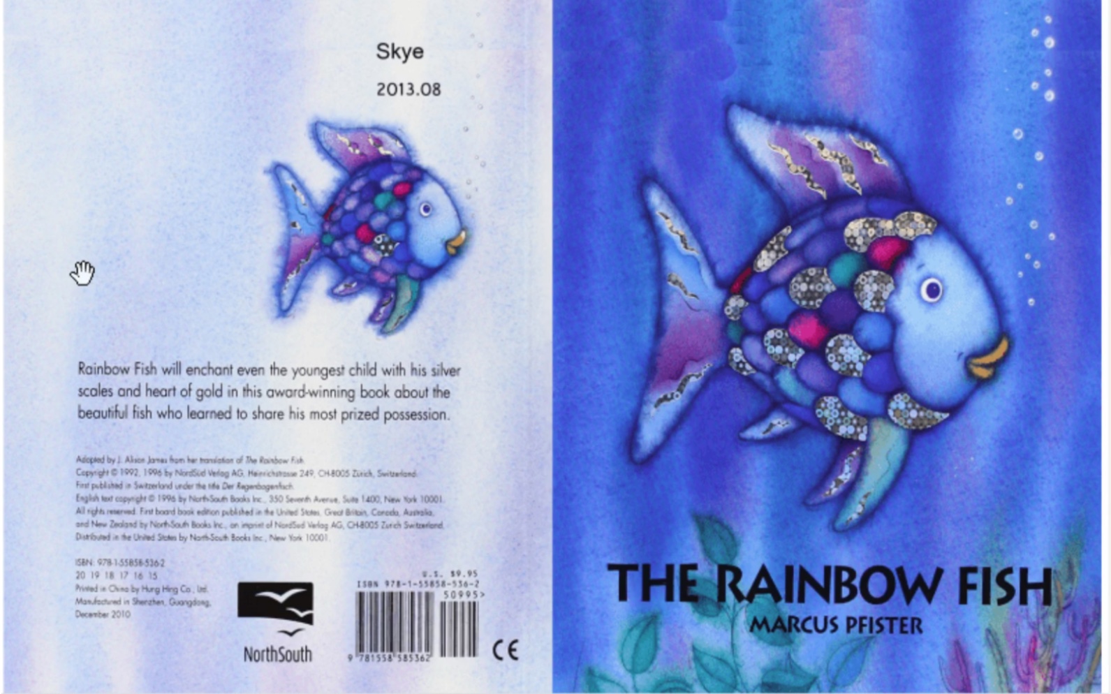 儿童英文故事《彩虹鱼》绘本故事阅读 Story reading the Rainbow Fish
