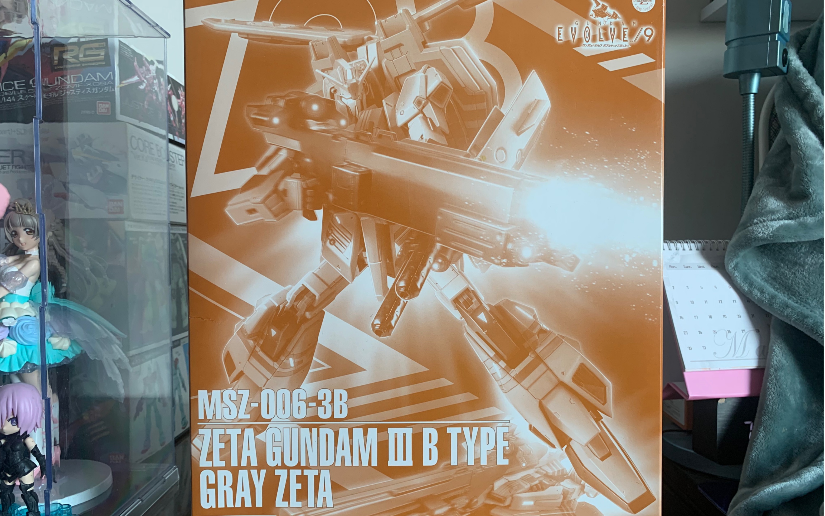 万代PB限定MG ZETA高达3号机B型 黄狼Z3 简单开盒