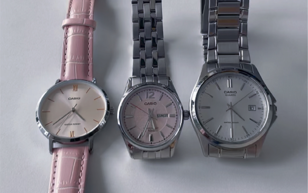 卡西欧大众指针手表调节