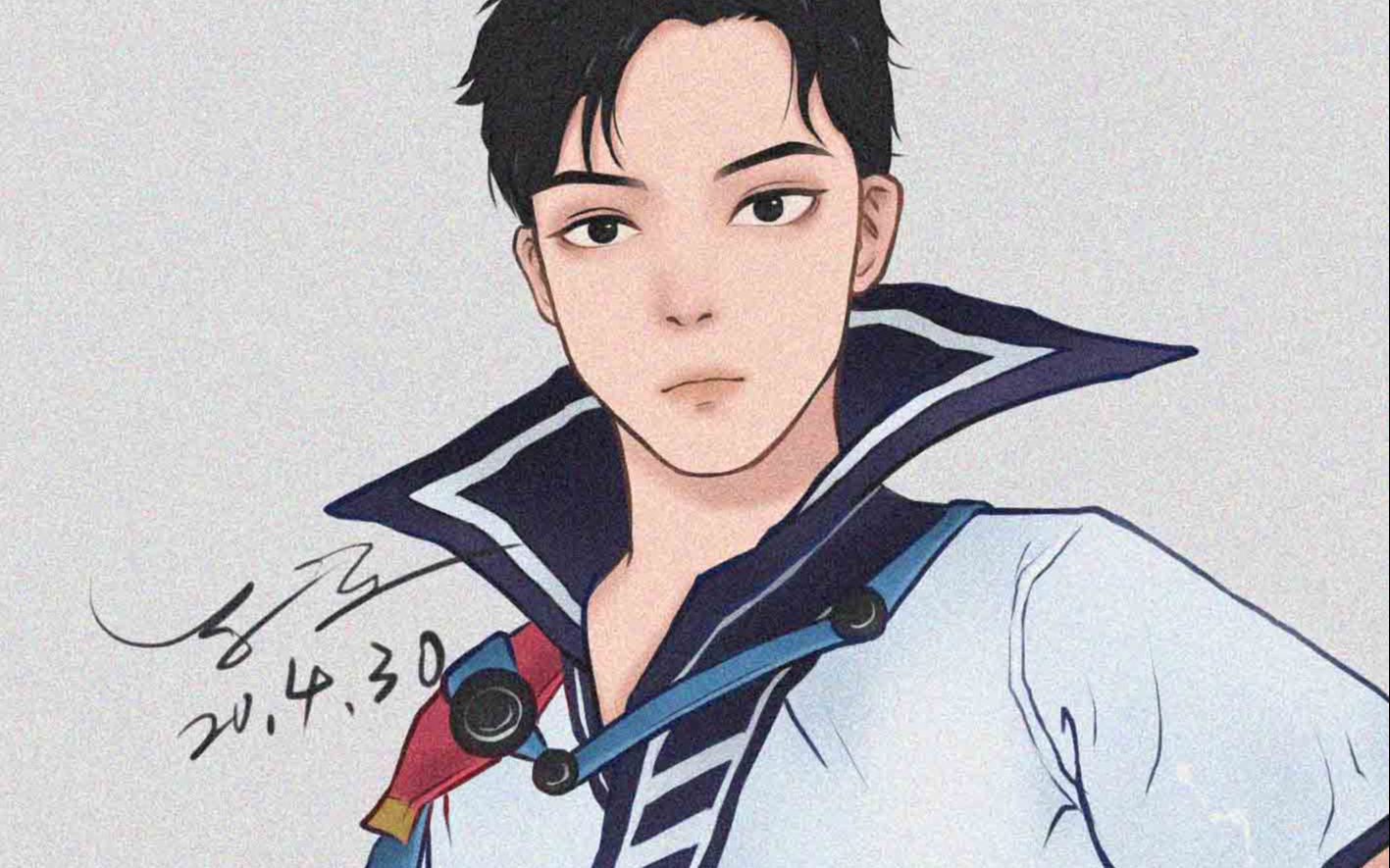 板绘 王者东方曜板绘绘画过程