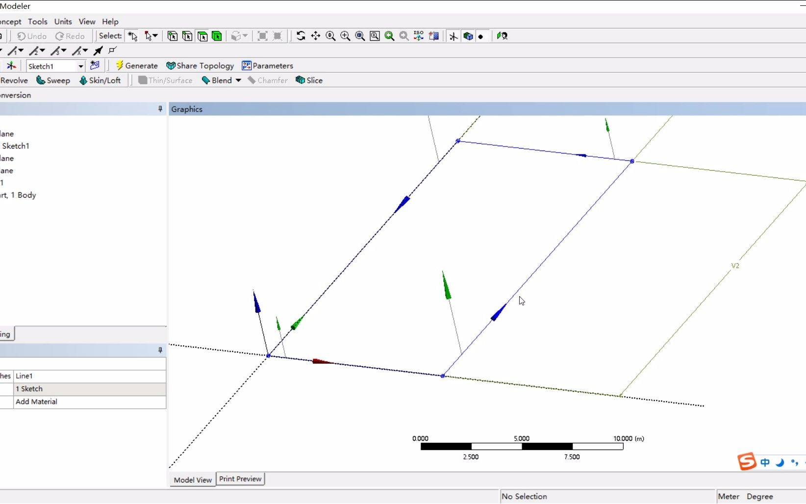 3.Ansys2020R2梁单元(桁架结构)静力学分析