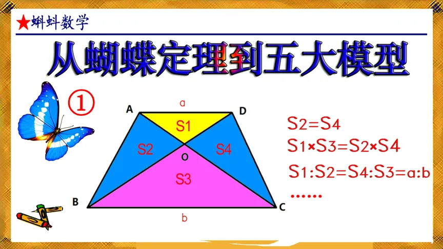 小升初从蝴蝶定理到五大模型,磨刀不误砍柴工,理解记忆事半功倍