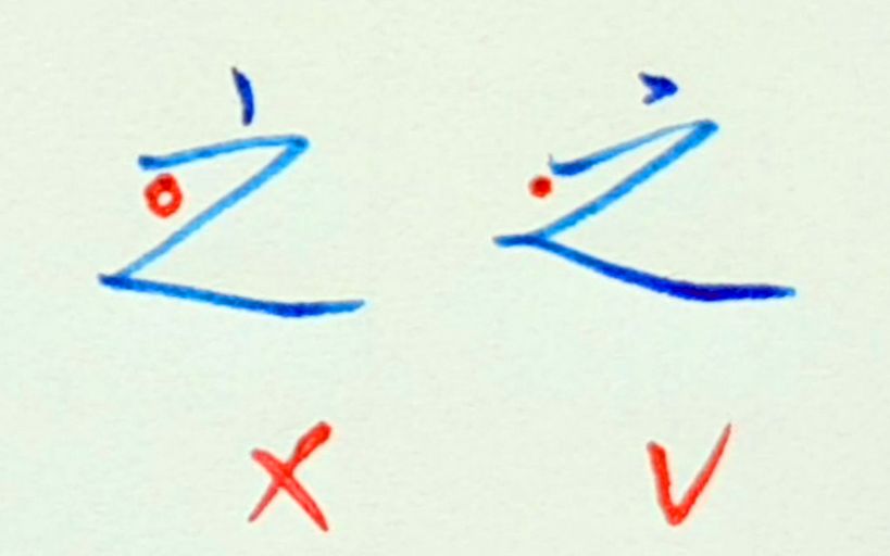 【手写】30秒学一字,注意这两个地方,就能把“之”字写美