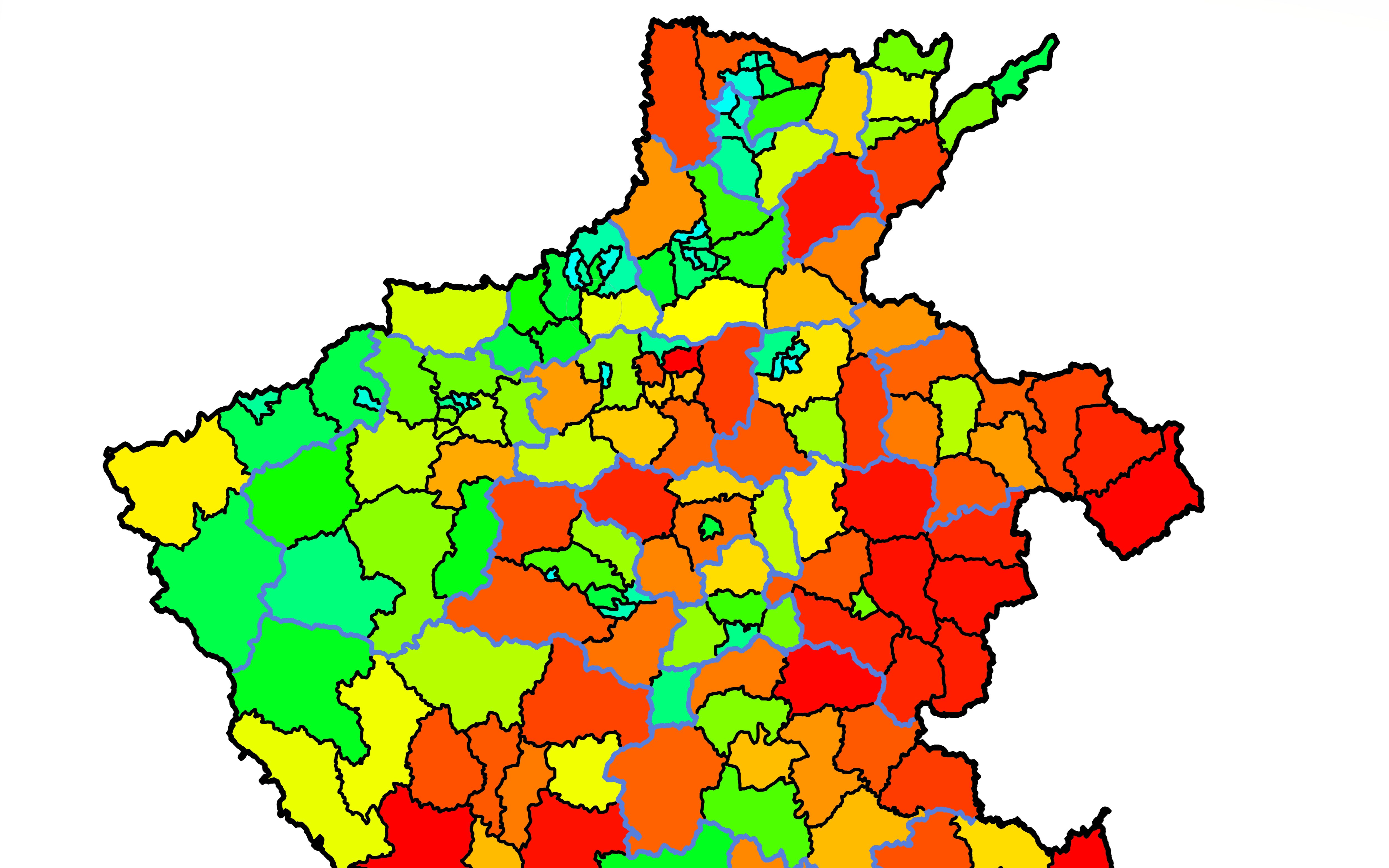 河南省157区县市户籍人口排名,31个百万人口大县,不愧是人口大省!