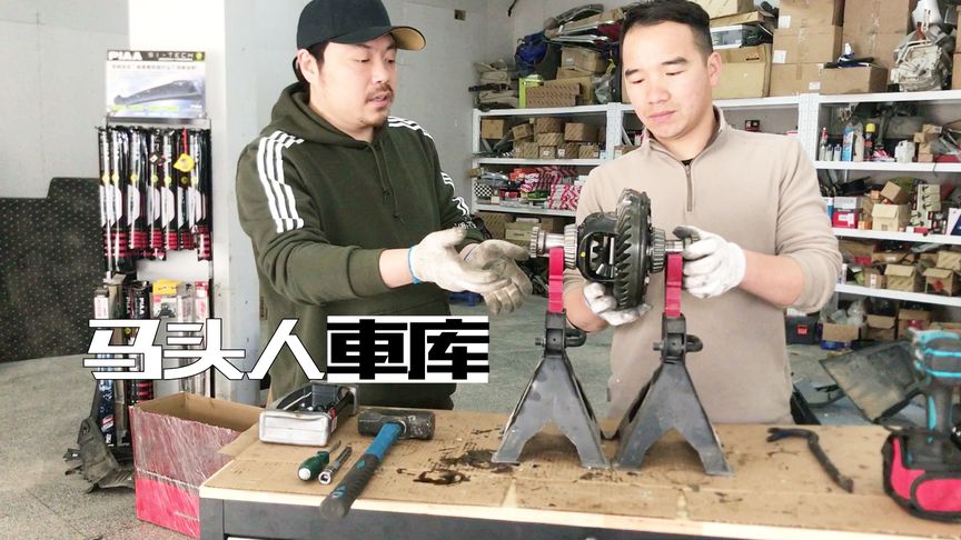 刚从沙漠归来的改装FJ酷路泽,为何异响严重?看差速器坏成啥样了