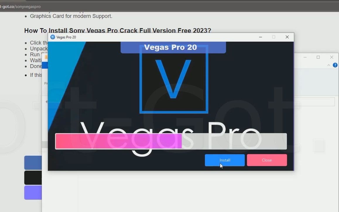 Vegas软件免费下载安装教程