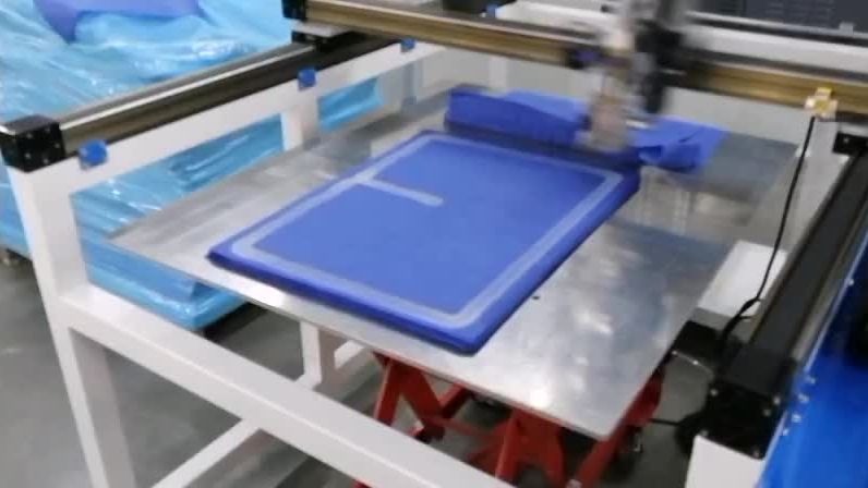 #工厂实拍 #手术衣喷胶 #机械设备 #自动化生产线