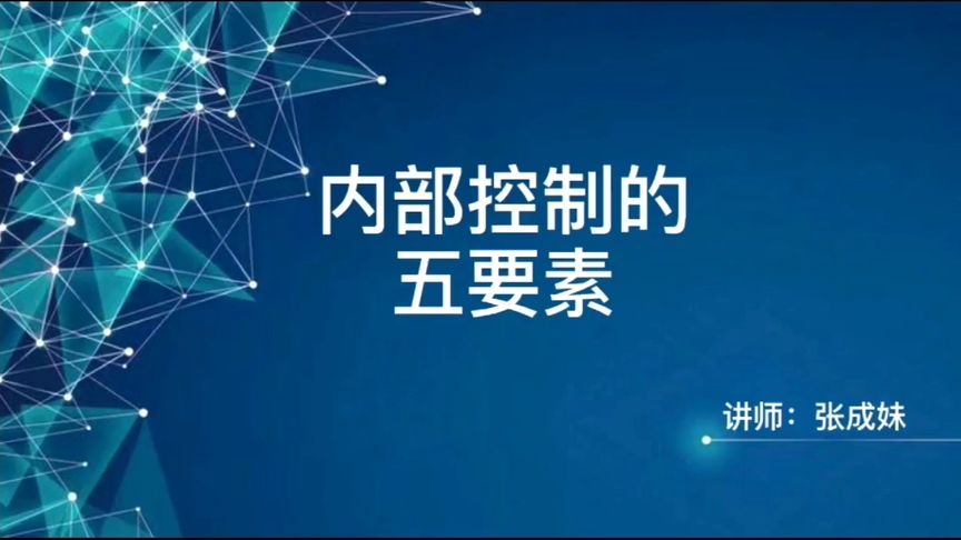 内部控制的五要素