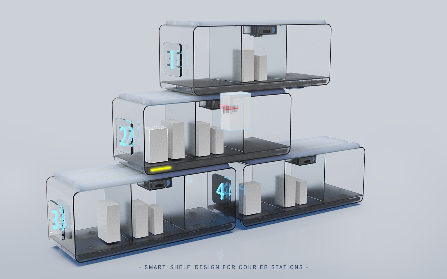 T-Mockage模块化智能货架系统 原型演示