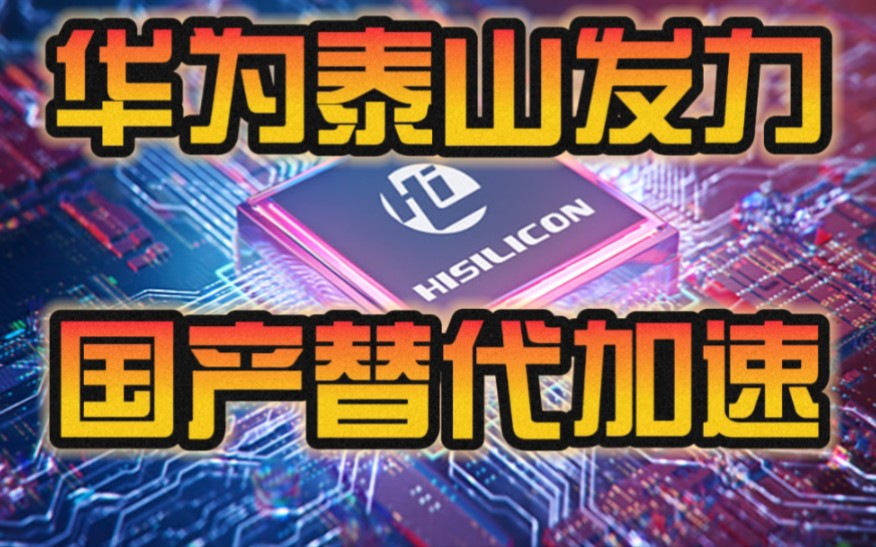 国产替代进行时!华为泰山V120 CPU架构首次跑分:单核性能追上AMD ...