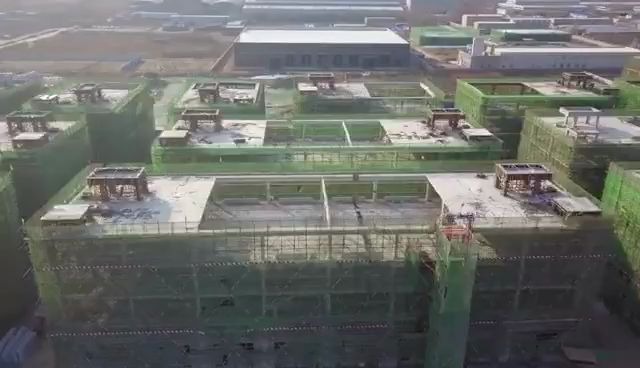 建设中的联东U谷保定国际企业港