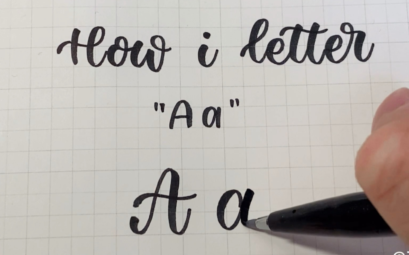 【Brushletter】|26个字母的基础基础写法