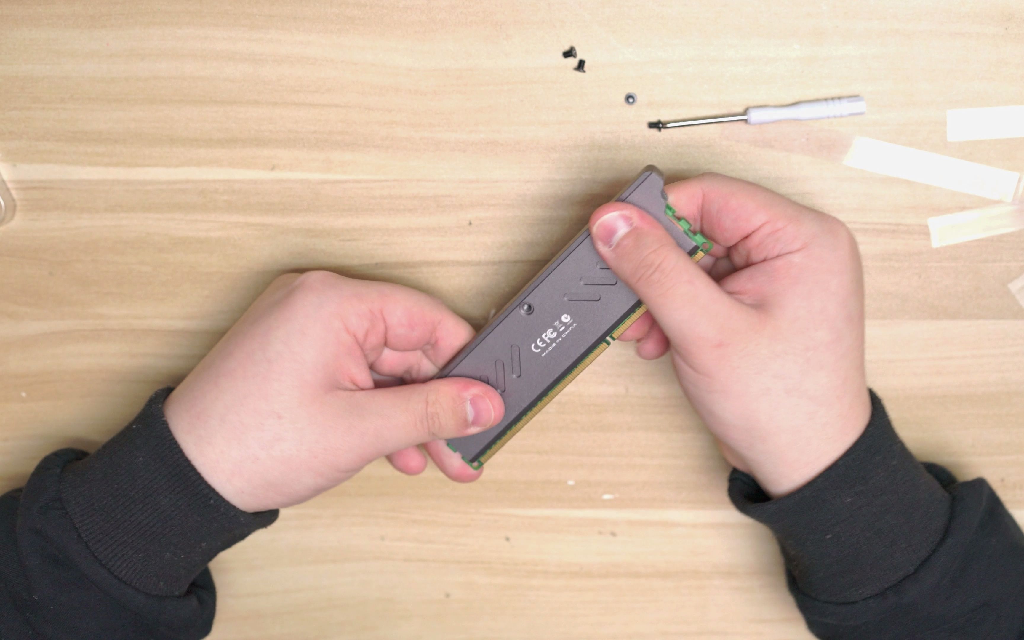 ...恋 DDR5代内存条散热马甲铝合金散热片装甲 可兼容DDR3 DDR4内存