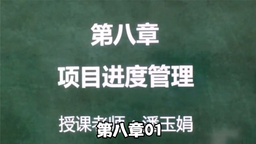 系统集成项目管理工程师-潘老师8.01
