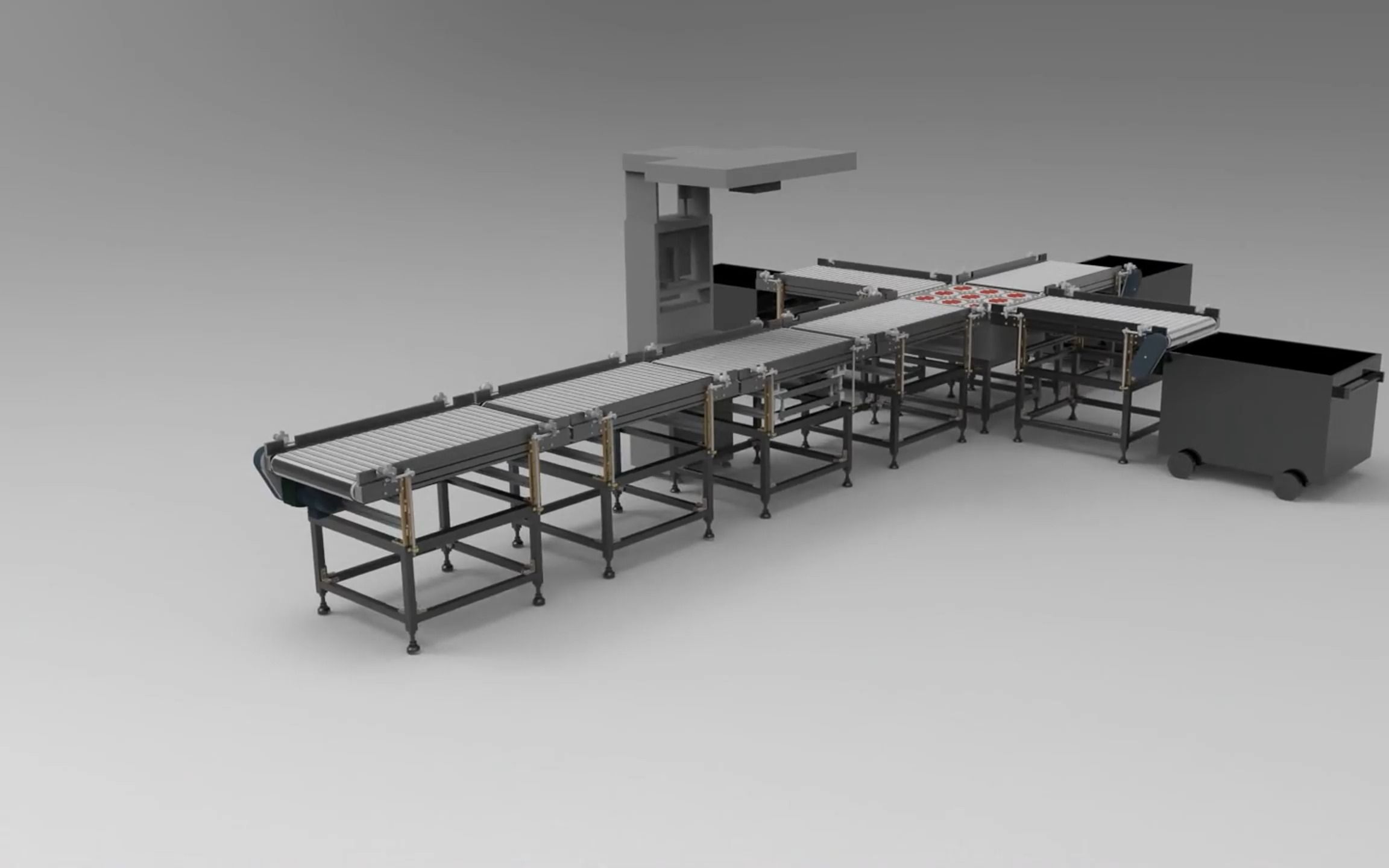 物料自动称重分拣系统视频