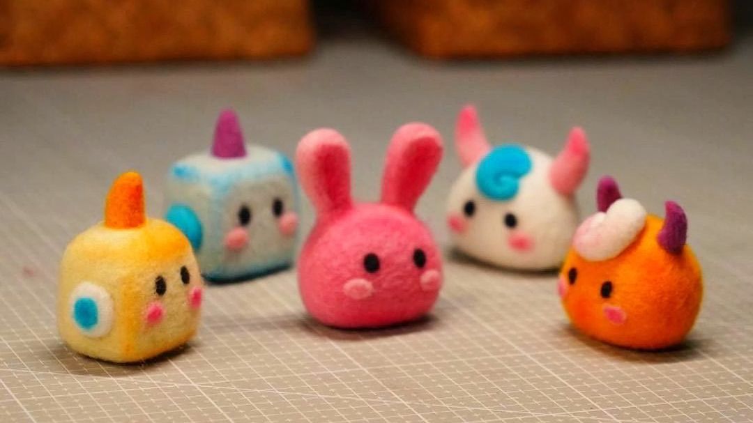 【羊毛毡】定格动画,英雄登场!手工制作过程