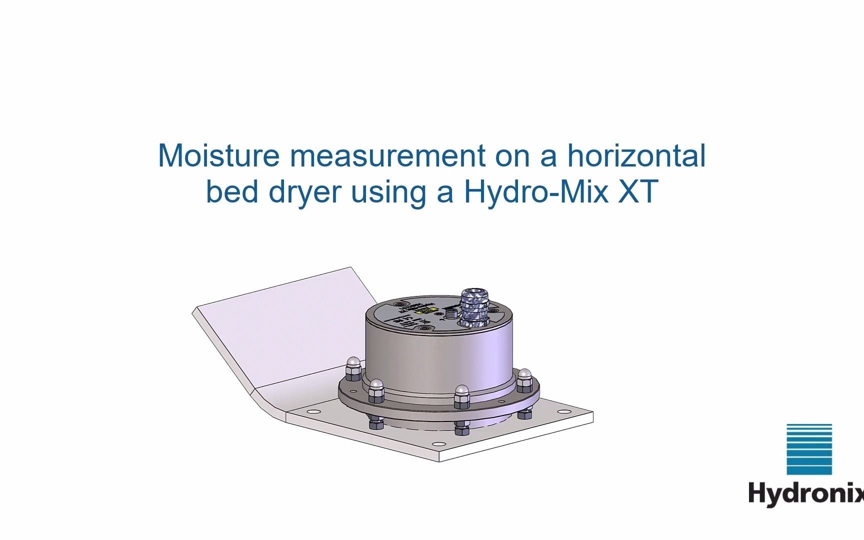废纸干燥机中使用的 Hydronix Hydro-Mix 湿度传感器