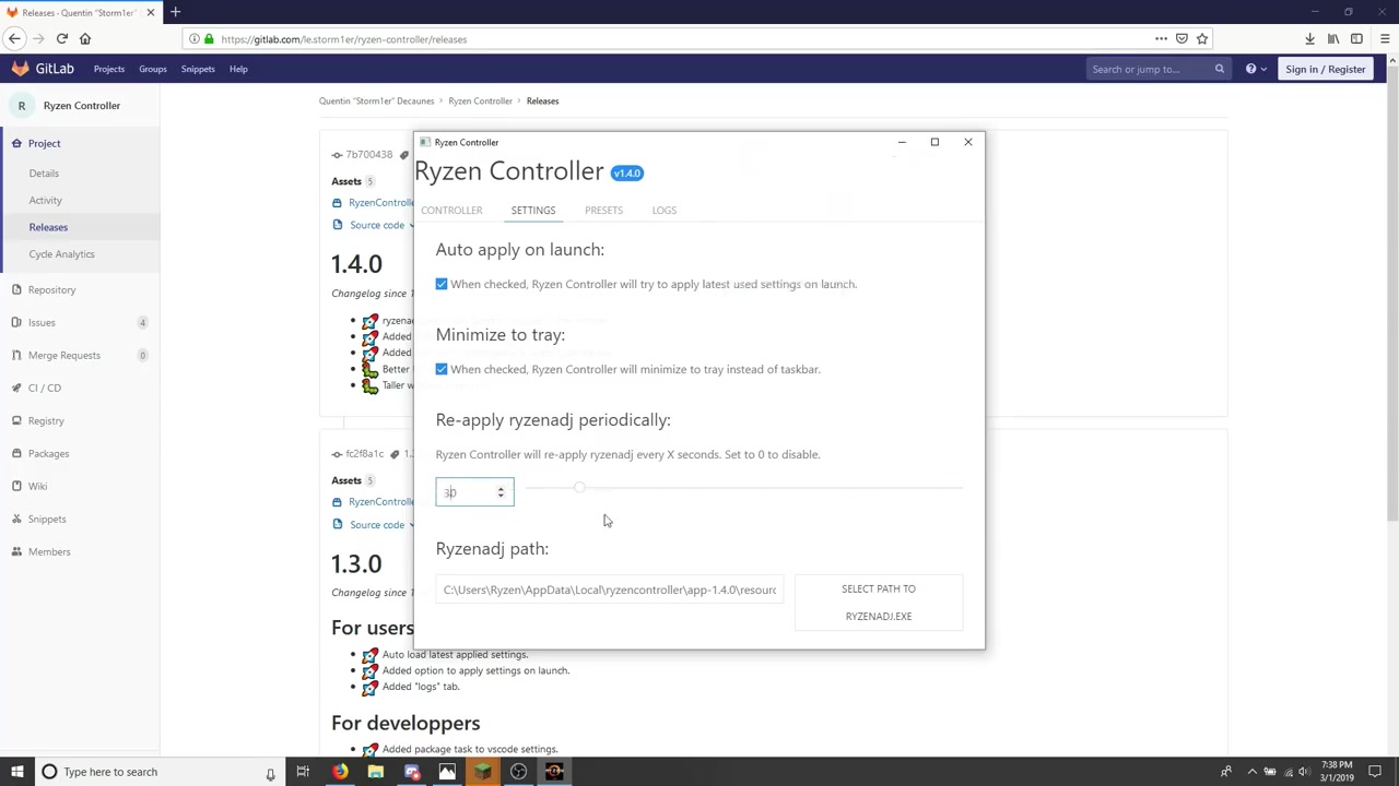 RyzenAdj -调整移动Ryzen APU的TDP