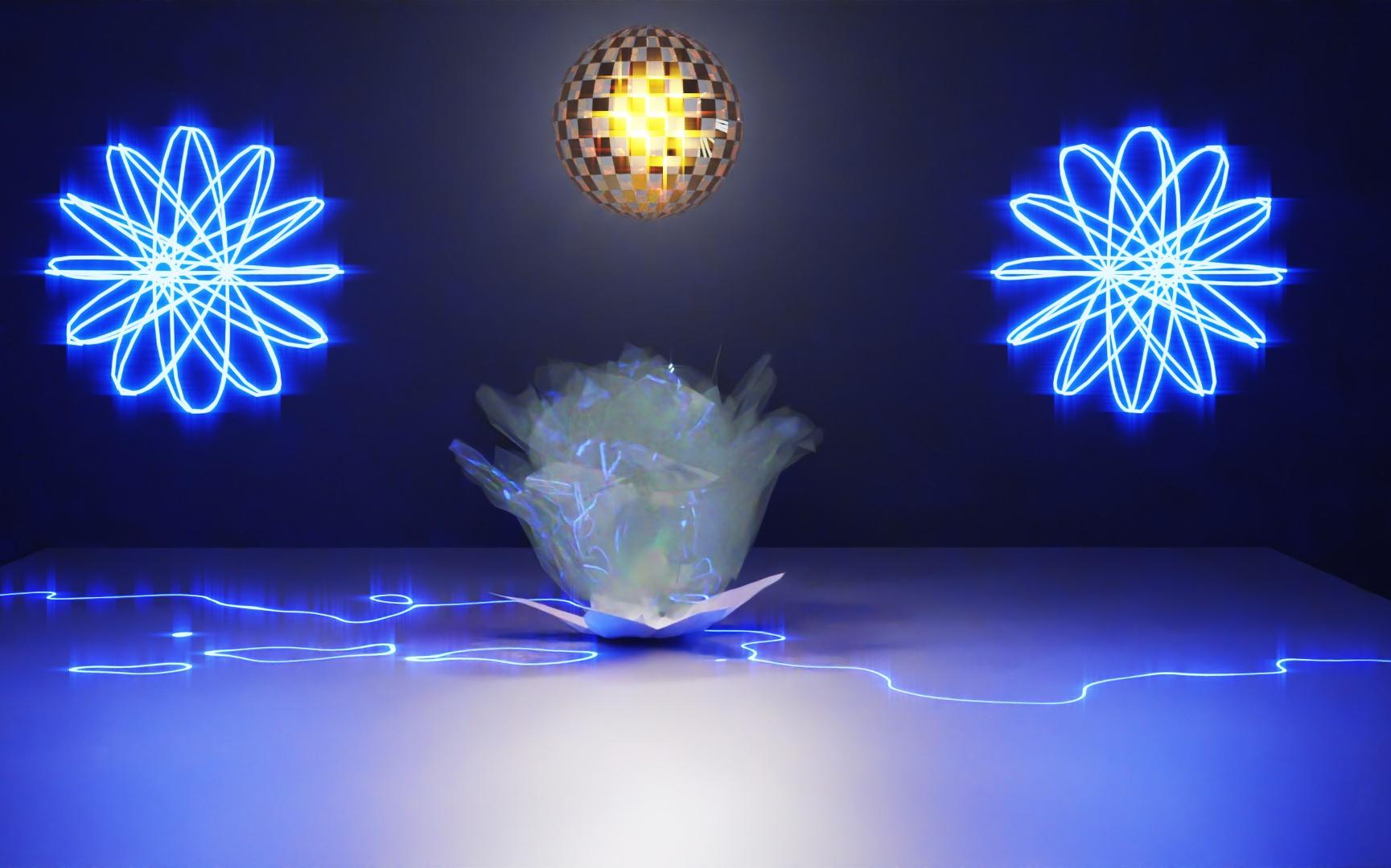 Blender 中文教程预告:激光特效和射灯结合舞台设计之一---会推出舞台...