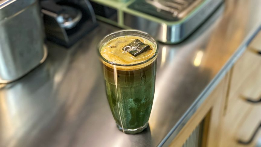 治愈系的咖啡,在家就可轻松自制的抹茶拿铁咖啡,绝不输星巴克!